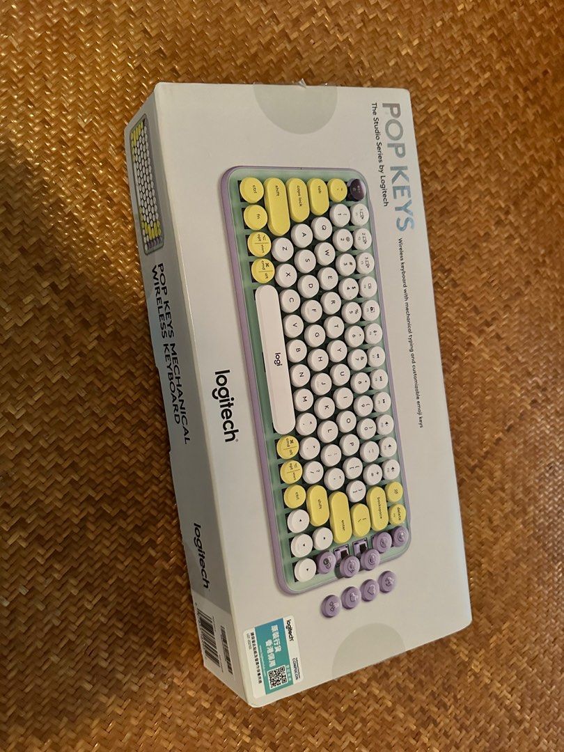 Logitech pop keyboard Bluetooth 藍芽 機械式鍵盤 生日 交換 禮物, 電腦＆科技, 電腦周邊及配件, 電腦鍵盤 ...