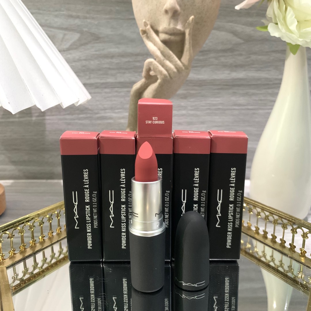 MAC Powder Kiss Lipstick - Stay Curious, Beauty & Personal Care, Face ...