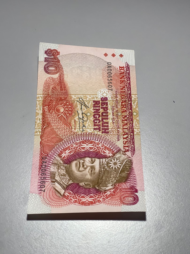 Malaysia Aziz Taha lima ringgit series 5, Hobbies & Toys, Collectibles ...