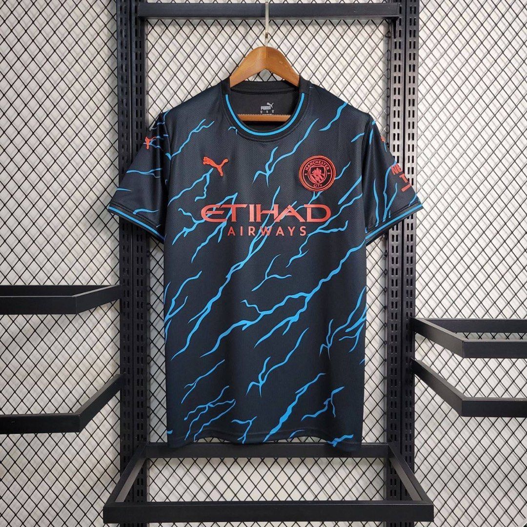 MANCHESTER CITY 3RD KIT 23/24, Men's Fashion, Activewear on Carousell