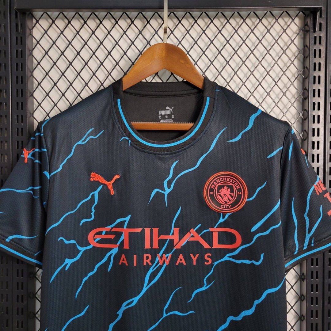 MANCHESTER CITY 3RD KIT 23/24, Men's Fashion, Activewear on Carousell