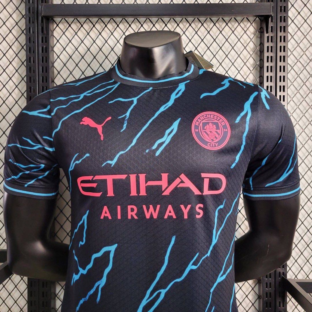 MANCHESTER CITY 3RD KIT 23/24, Men's Fashion, Activewear on Carousell