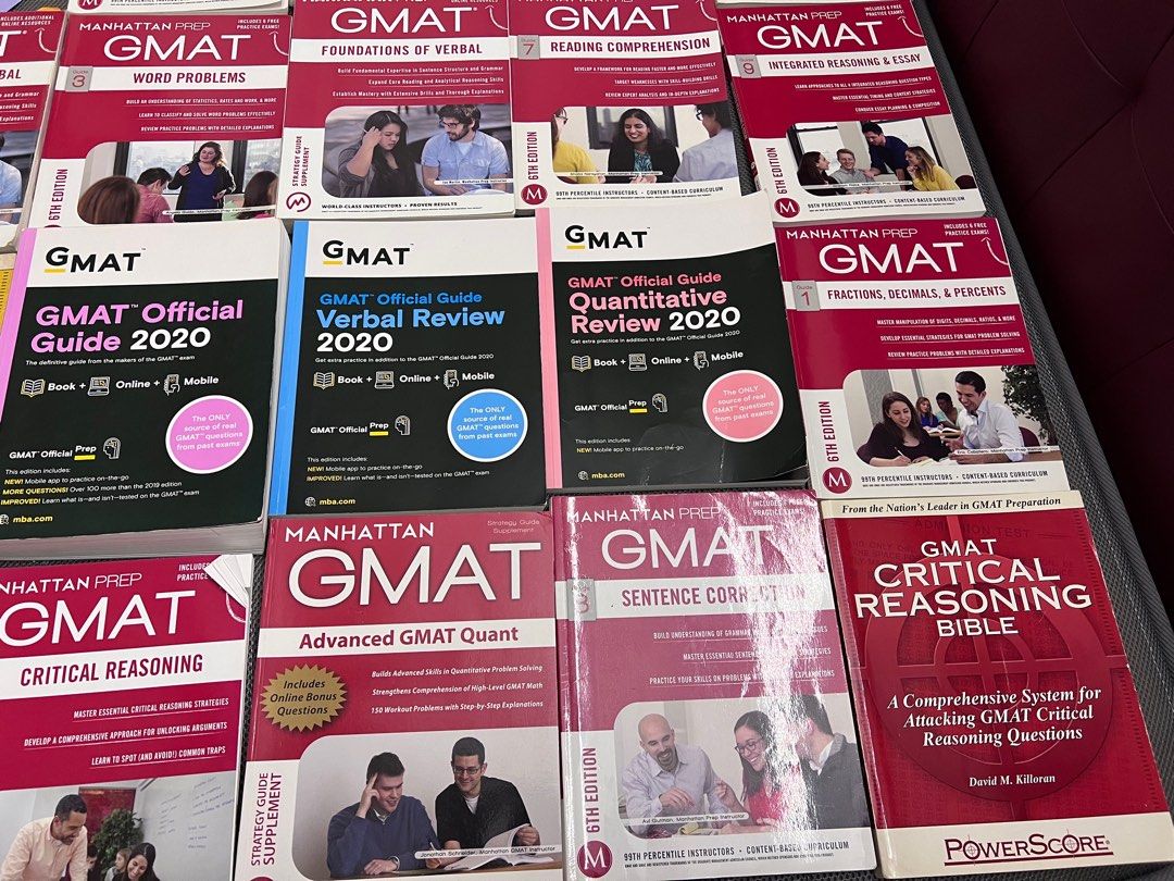 Manhattan GMAT prep books, Hobbies & Toys, Books & Magazines, Textbooks ...