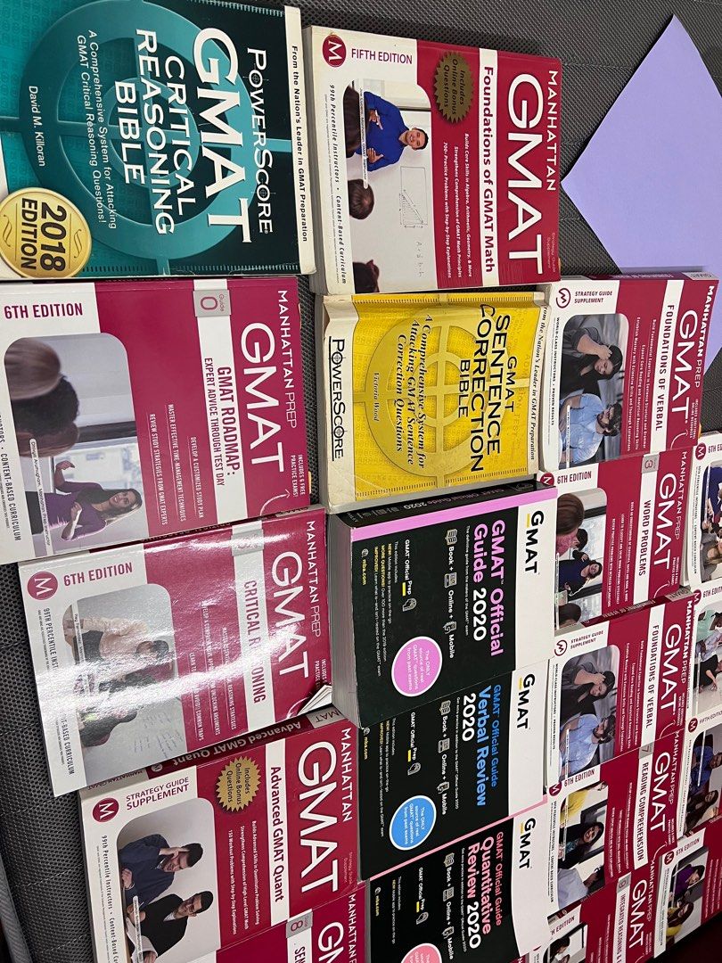 Manhattan GMAT prep books, Hobbies & Toys, Books & Magazines, Textbooks ...