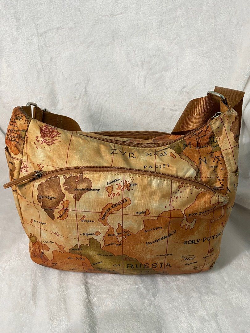 Map Bag Nylon Sling Bag, Luxury, Bags & Wallets on Carousell