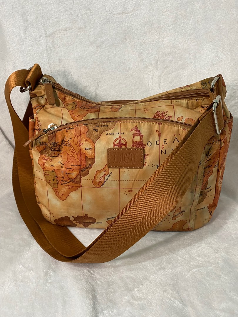Map Bag Nylon Sling Bag, Luxury, Bags & Wallets on Carousell