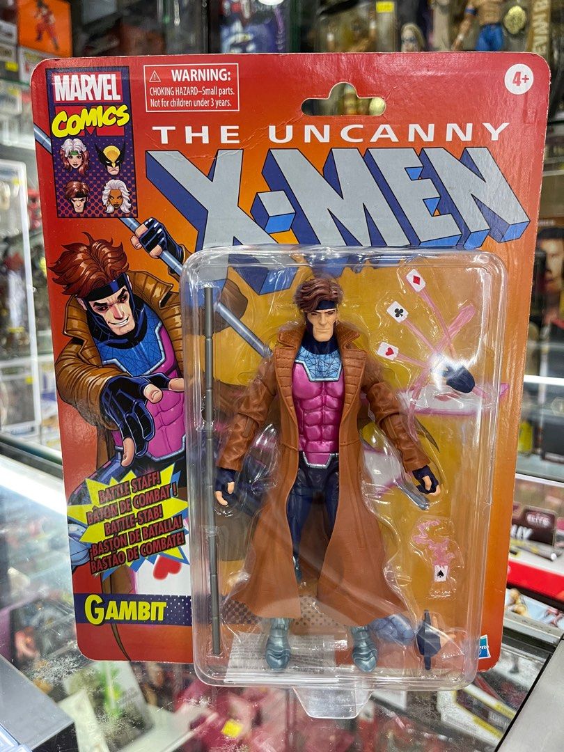 Marvel Legends Retro Gambit, Hobbies & Toys, Toys & Games on Carousell
