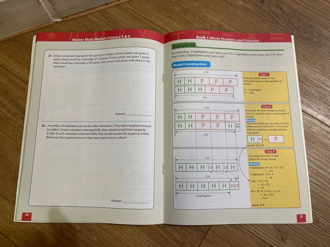 Master Math Models for Primary 5 & 6, Hobbies & Toys, Books & Magazines ...