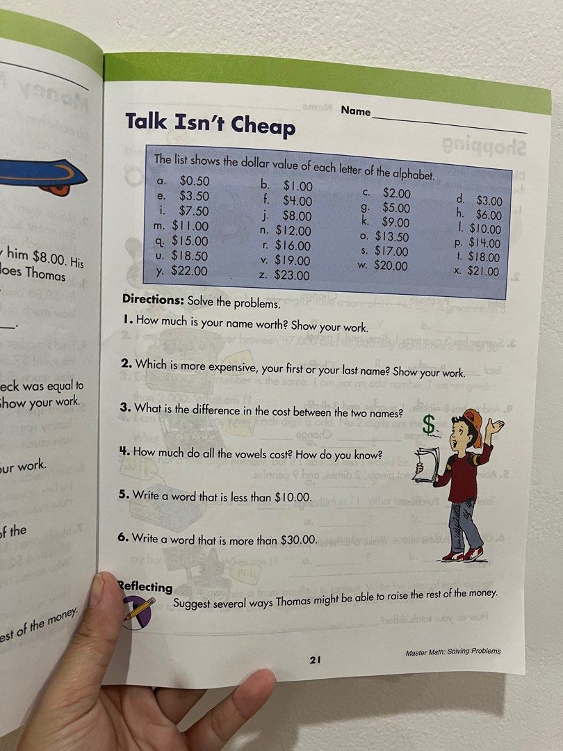 Master Math Solving Problems Grade 3, Buku & Alat Tulis, Buku Anak-Anak ...