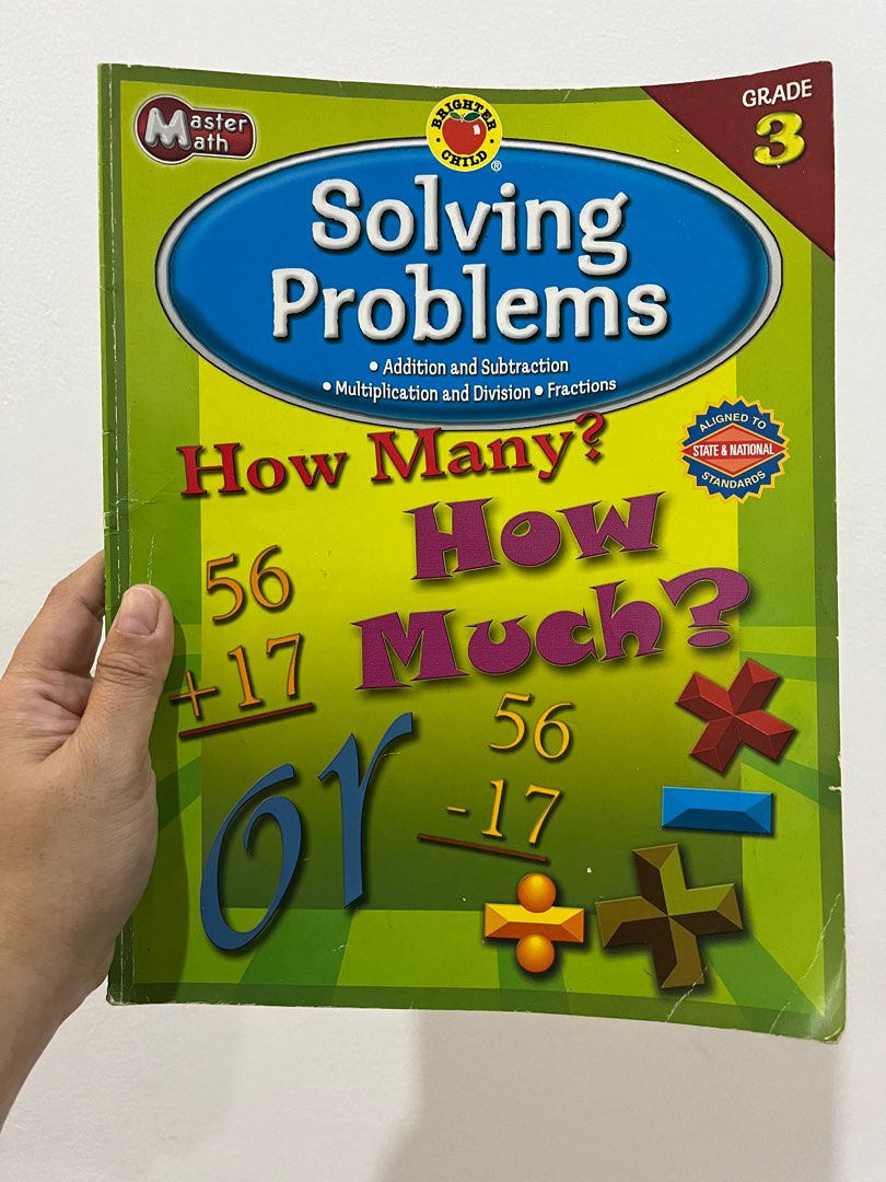 Master Math Solving Problems Grade 3, Buku & Alat Tulis, Buku Anak-Anak ...