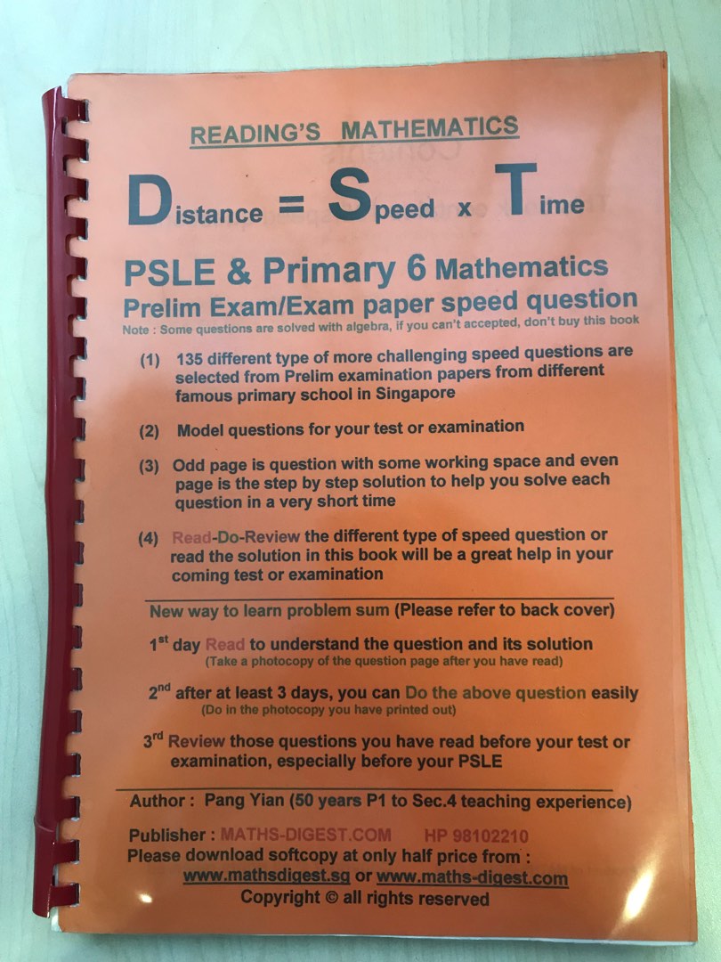 Math Digest PSLE, Hobbies & Toys, Books & Magazines, Assessment Books ...