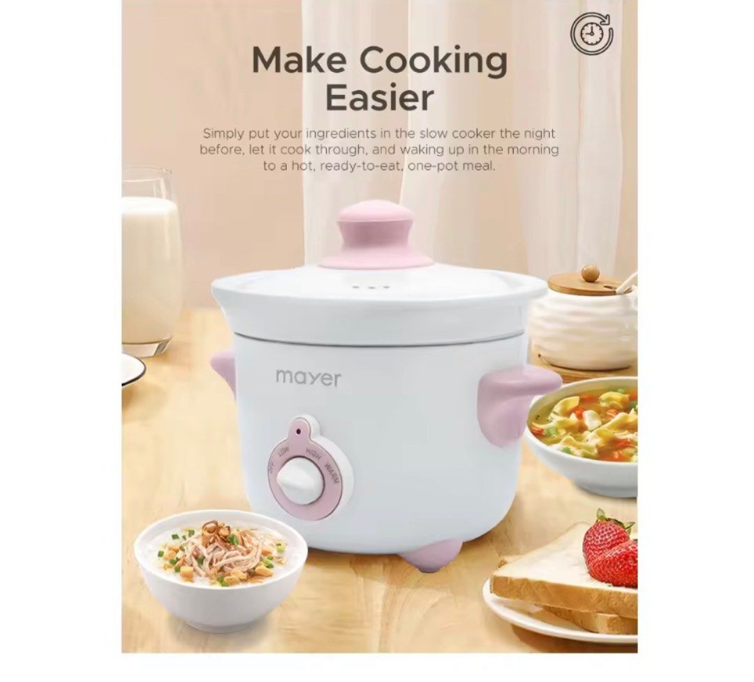 Mayer 1.5L Slow Cooker, TV & Home Appliances, Kitchen Appliances ...