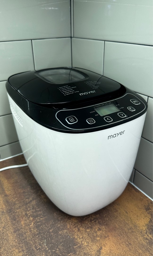 Mayer 1kg Bread Maker MMBM4406, TV & Home Appliances, Kitchen ...