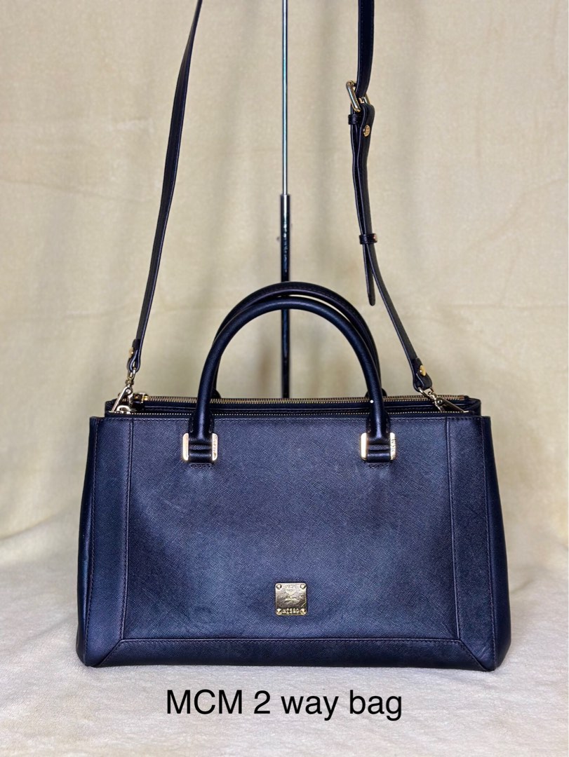Mcm 2 way sling bag, Luxury, Bags & Wallets on Carousell