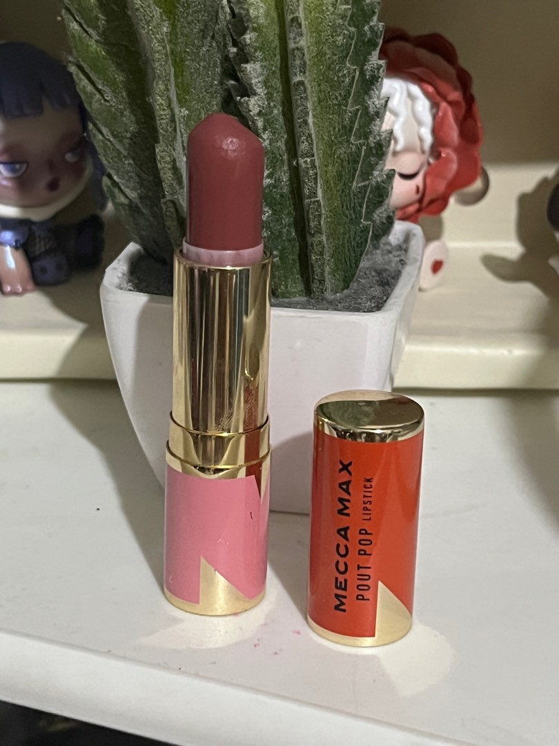Mecca Max Pout Pop Lipstick (TeaTotaller Matte - Cruelty Free & Vegan ...