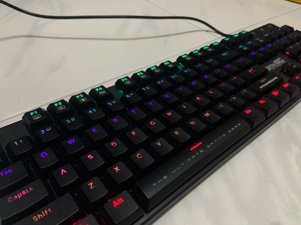 Mechanical Keyboard | blue switch | ARMAGGEDON SMK-6C, Computers & Tech ...