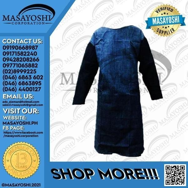 Meisons manila maong jacket (maong apron with sleeves) | Safety ...