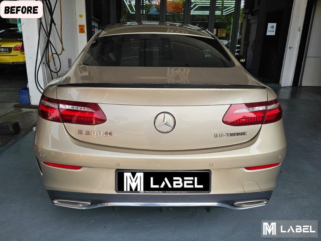Mercedes Benz E200 Full Vinyl Wrap - Gloss Diamond Tiffany, Car ...