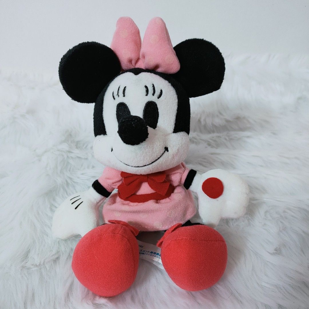 Minnie Mouse Pink Blush Small Stuffed Toy (Japan), Hobbies & Toys, Toys ...