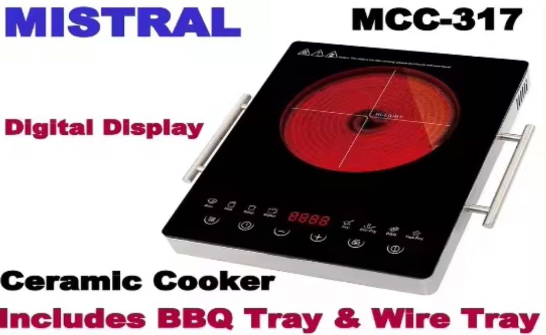 Mistral Ceramic Cooker MCC317, TV & Home Appliances, Kitchen Appliances ...