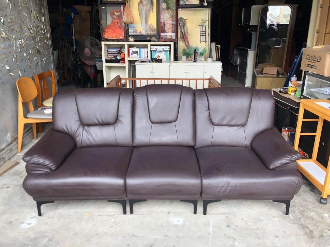 Modular leather sofa Japan surplus, Furniture & Home Living, Furniture ...