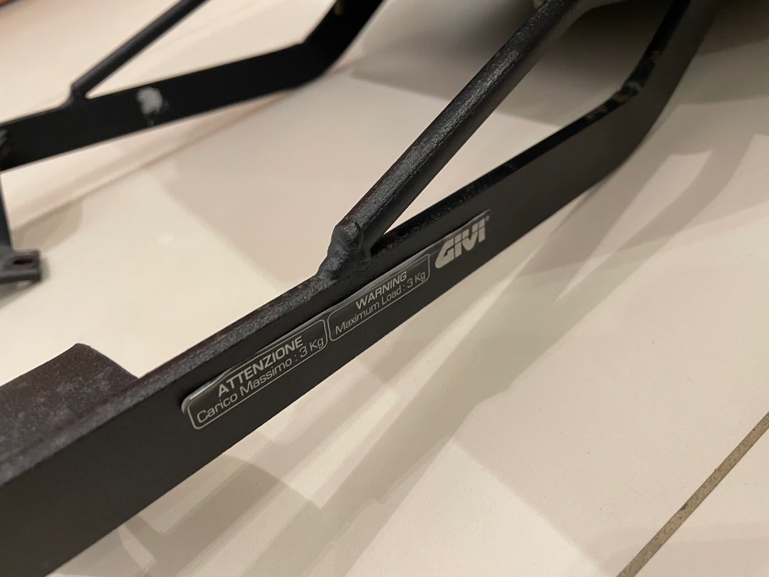 Givi Box with Givi monoRack, Motorcycles, Motorcycle Accessories on ...