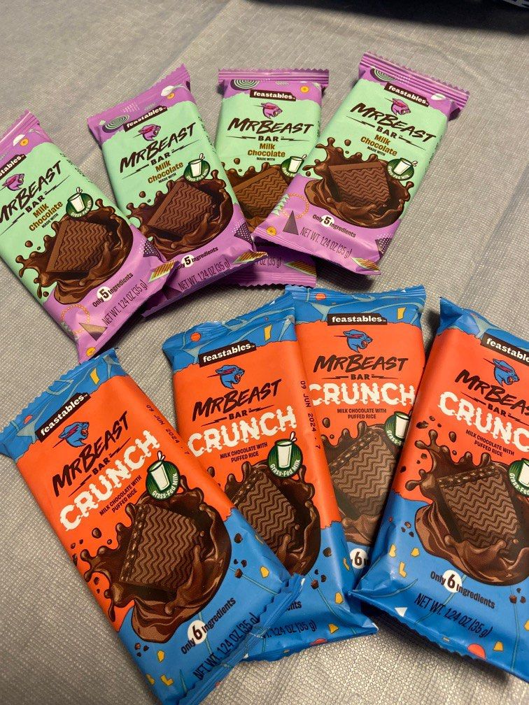 Mr Beast Bar (35g), Food & Drinks, Other Food & Drinks on Carousell