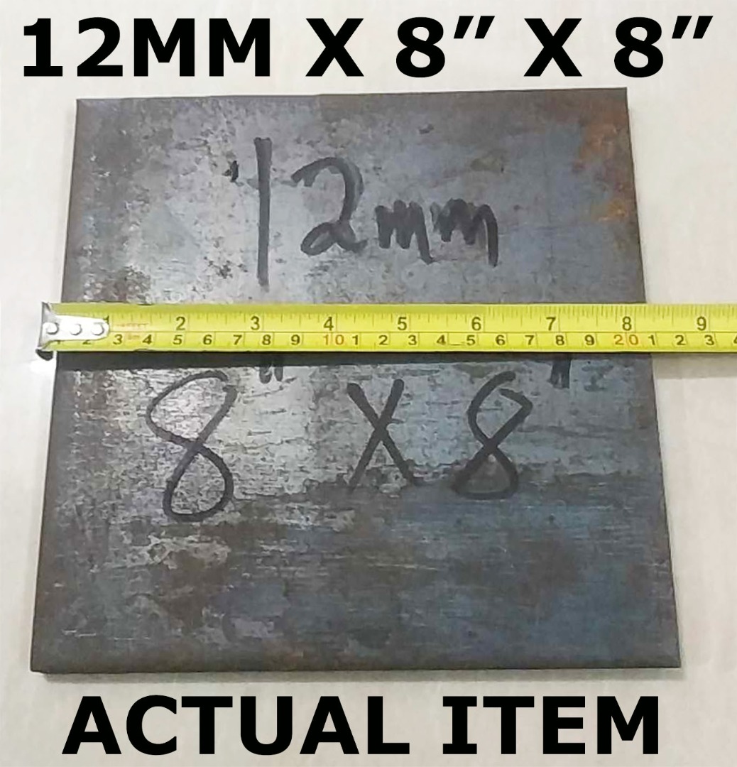 MS BASE PLATE 12MM X 8" X 8" MILD STEEL ...