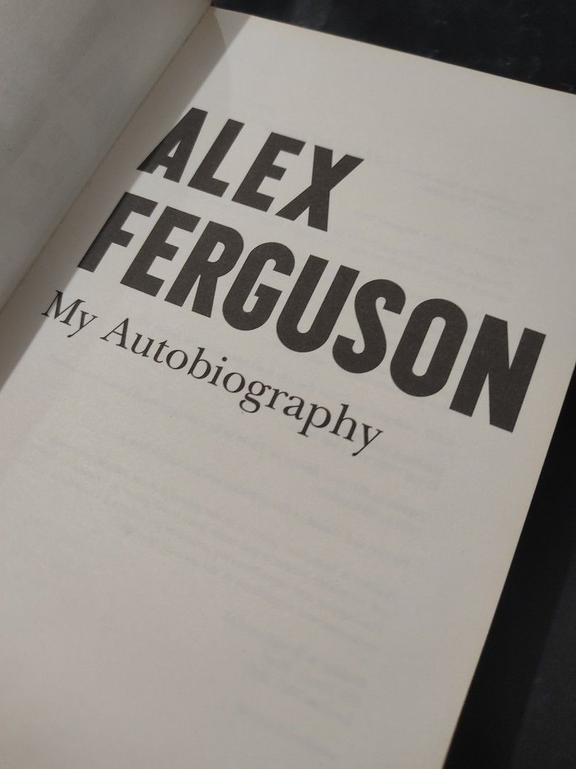 My Autobiography: Alex Ferguson (Hardbound), Hobbies & Toys, Books ...