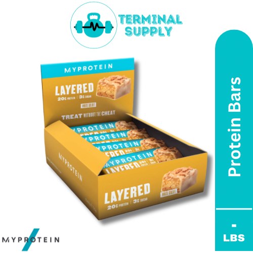 MyProtein Layered Protein Bars, Health & Nutrition, Health Supplements ...