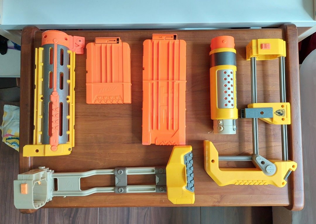 Nerf attachments 1, Hobbies & Toys, Toys & Games on Carousell