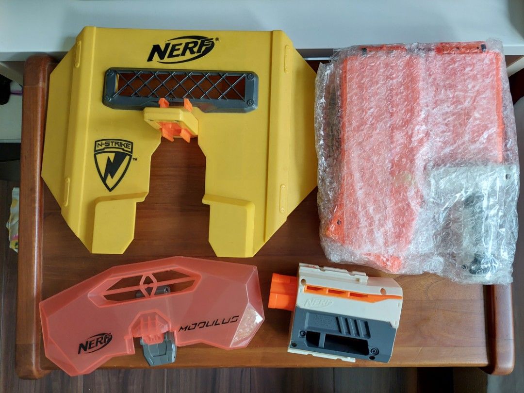 Nerf attachments 2, Hobbies & Toys, Toys & Games on Carousell
