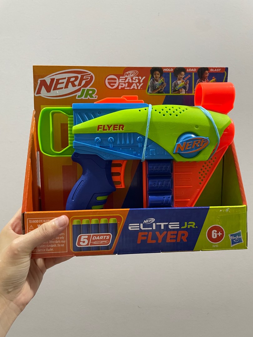 Nerf elite JR flyer easy play toy foam blaster, Hobbies & Toys, Toys ...