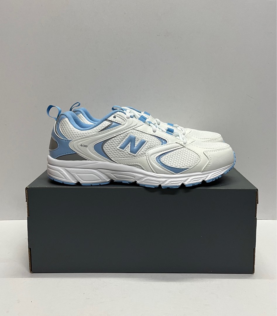 New Balance 408 White Light Blue, Men's Fashion, Footwear, Sneakers on ...