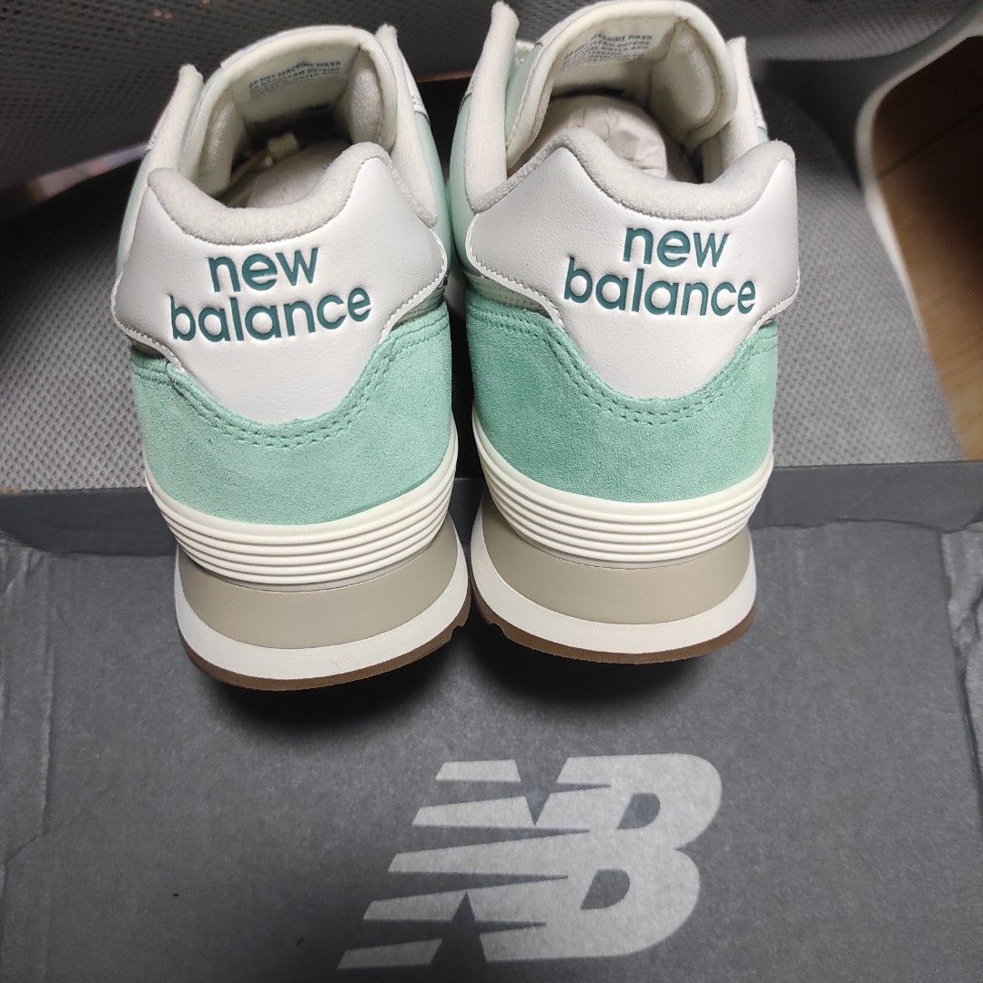 New Balance 574 Turquoise Green, Men's Fashion, Footwear, Sneakers on ...