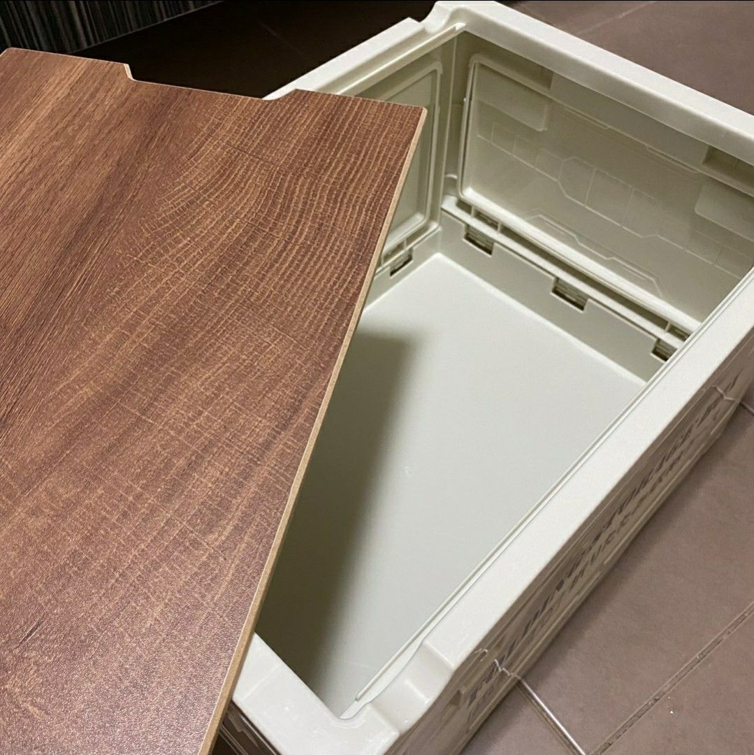 New design Storage crate container w/4 side doors, Furniture & Home ...