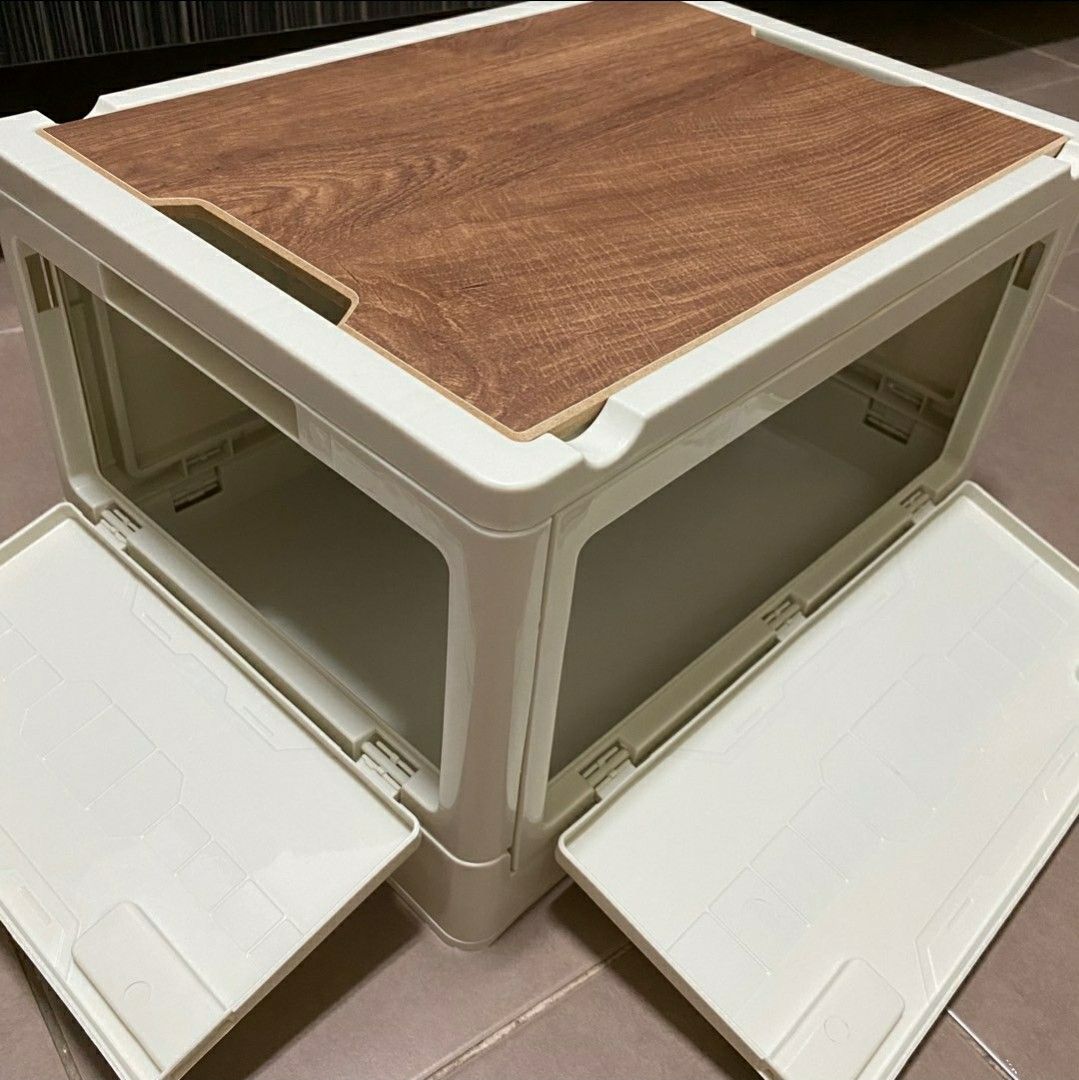 New design Storage crate container w/4 side doors, Furniture & Home ...