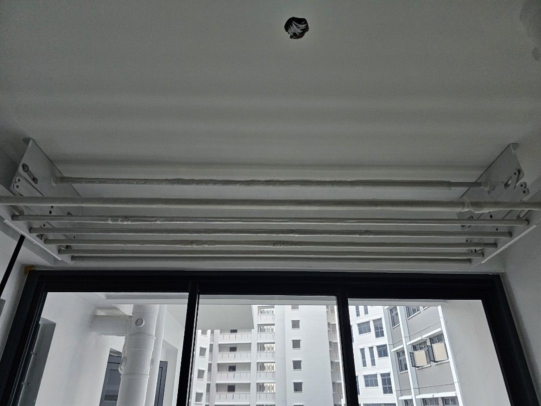 NEW HDB LAUNDRY RACK, Furniture & Home Living, Home Improvement ...
