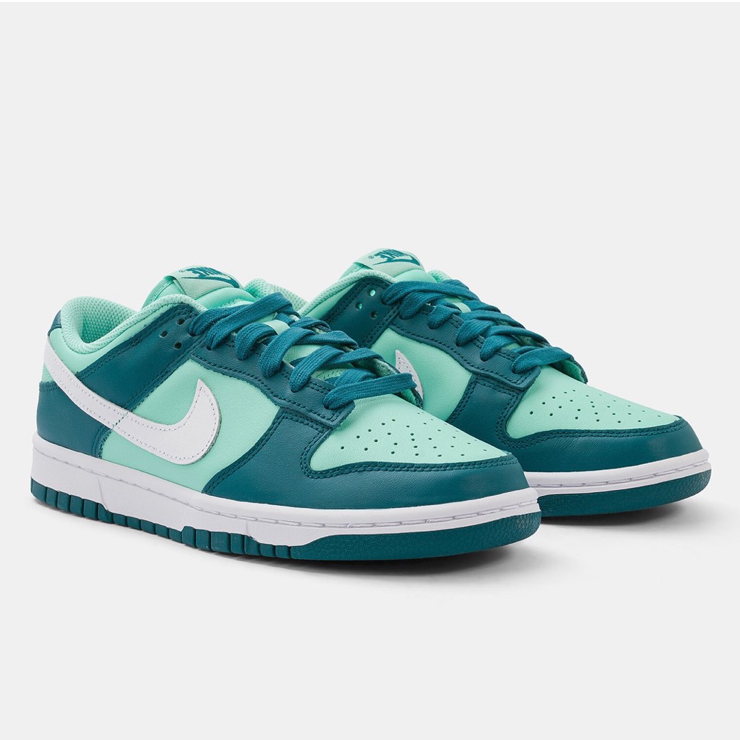Nike Dunk Low Geode Teal Womens, Women's Fashion, Footwear, Sneakers on ...