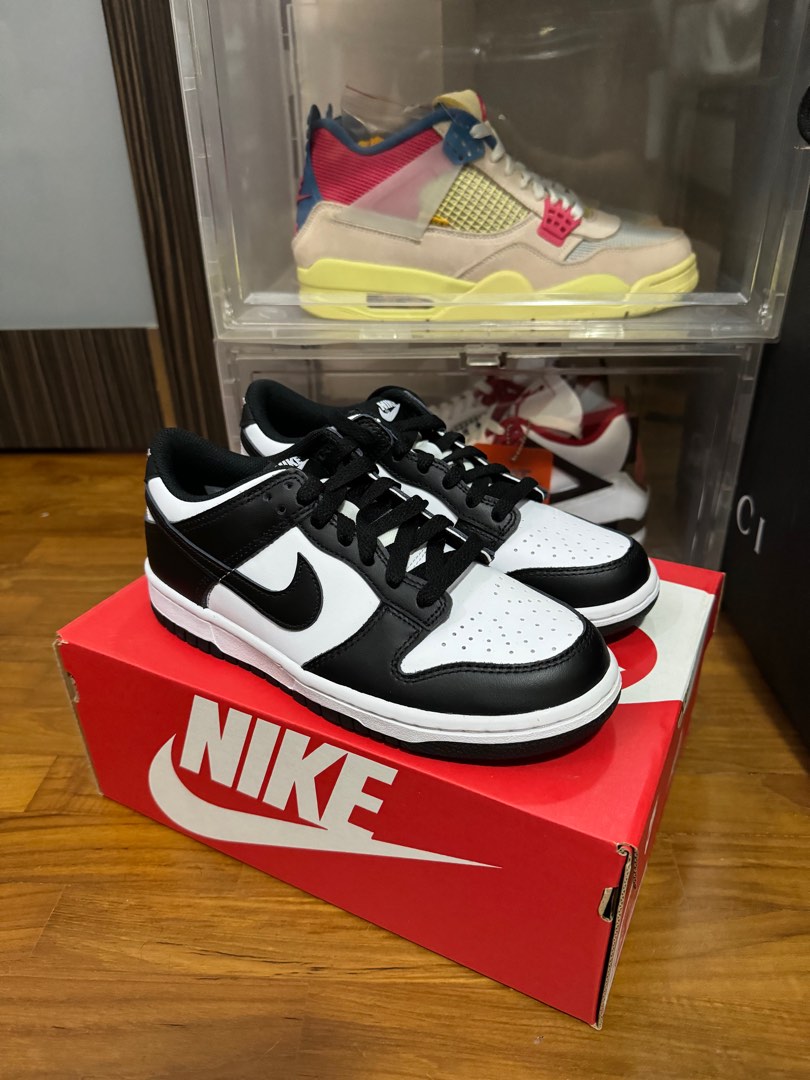 Nike Dunk Low Panda GS, Women's Fashion, Footwear, Sneakers on Carousell