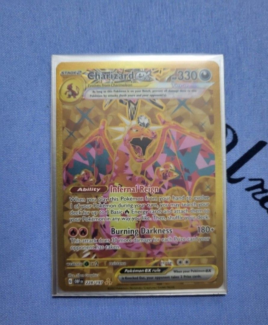 obsidian flames Charizard ex hyper rare, Hobbies & Toys, Toys & Games ...
