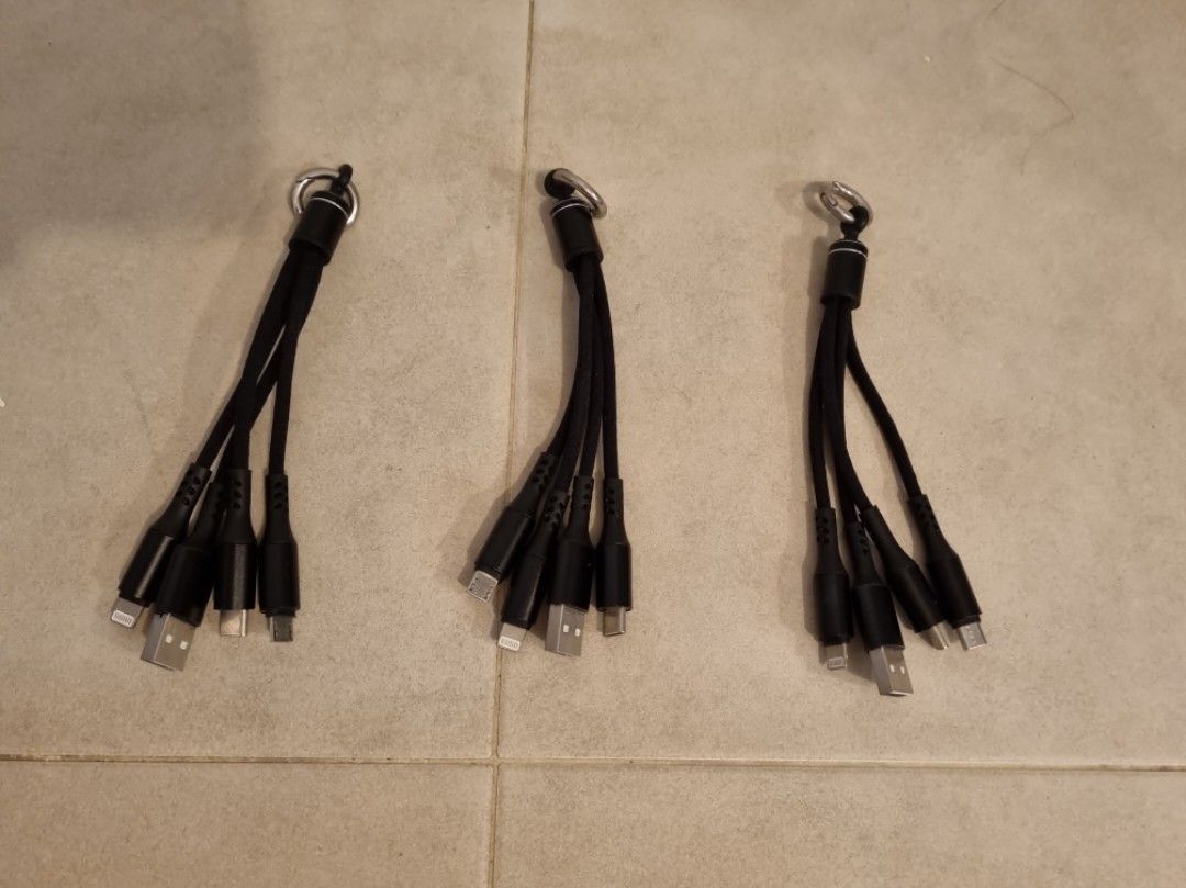 Octopus Cables - USB lightning charger USB C and micro USB, Mobile ...