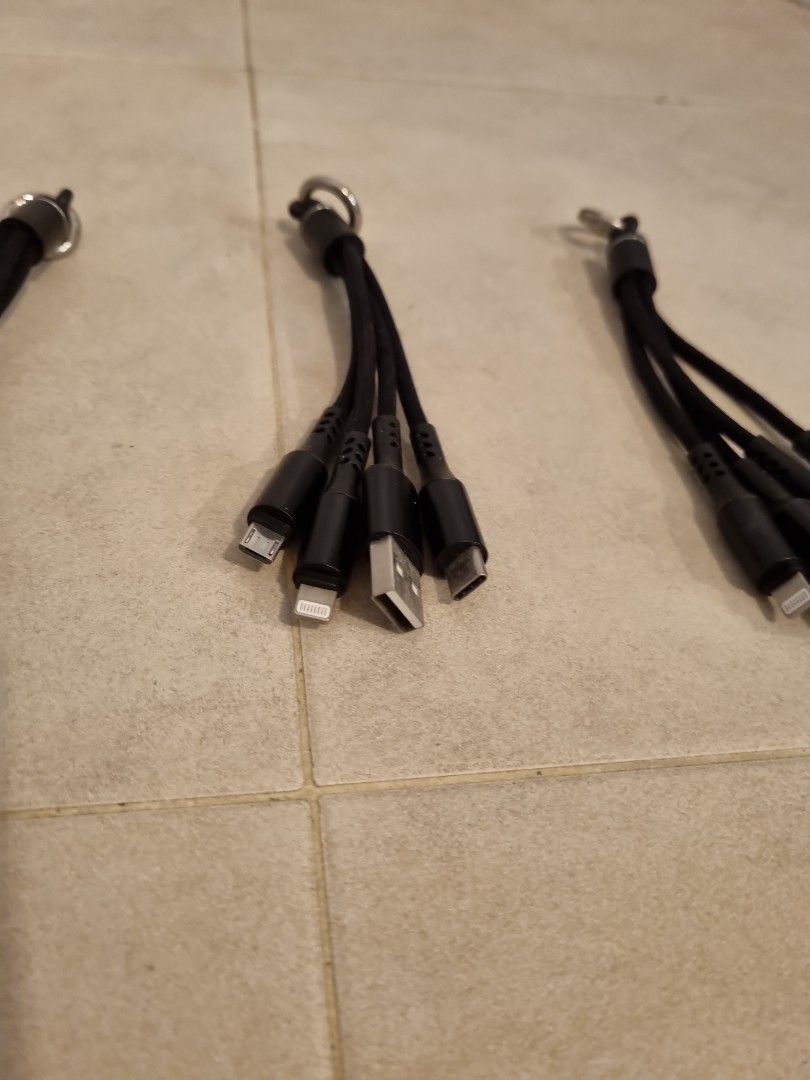 Octopus Cables - USB lightning charger USB C and micro USB, Mobile ...