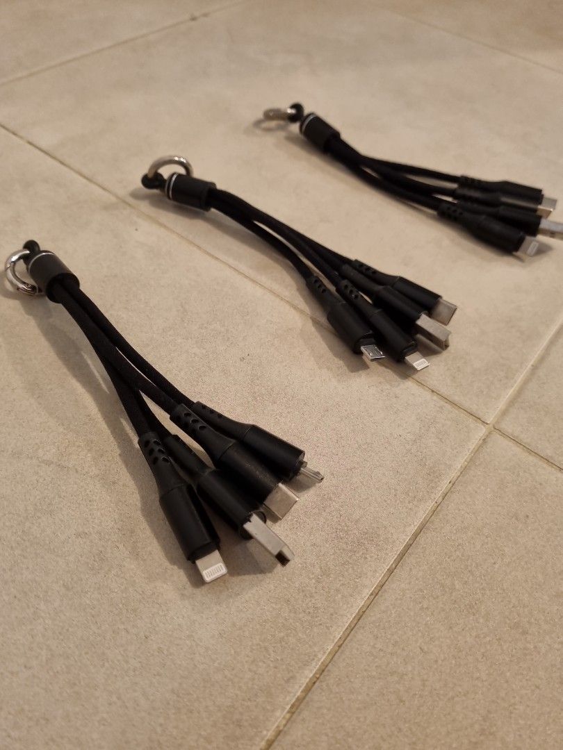 Octopus Cables - USB lightning charger USB C and micro USB, Mobile ...