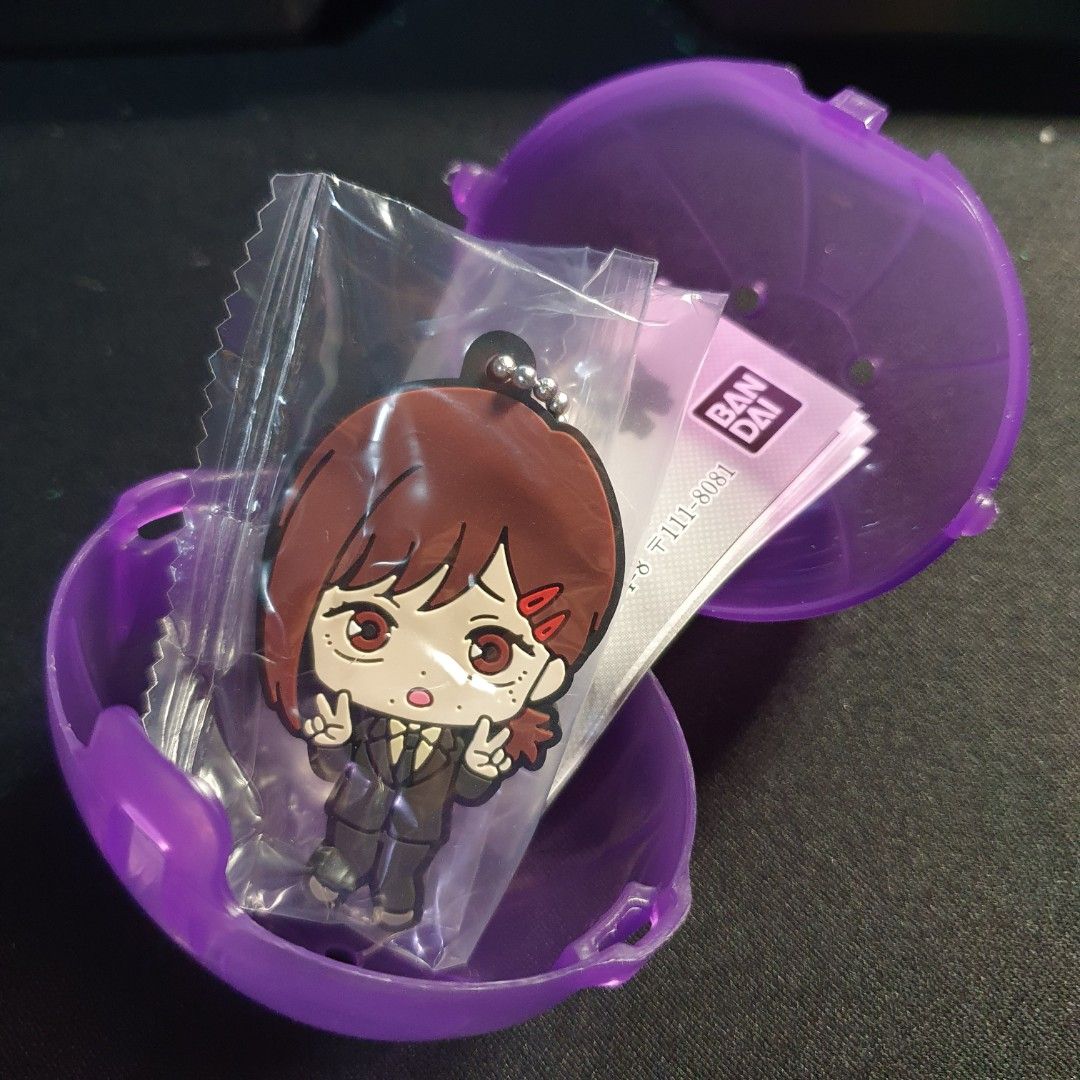 [OFFICIAL] Kobeni Chainsaw Man Gacha Keychain (SEALED), Hobbies & Toys ...
