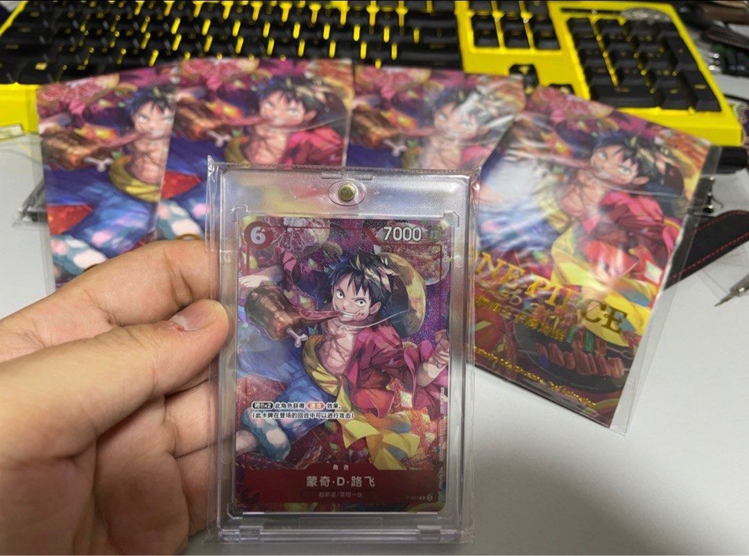 One Piece OPTCG Monkey D Luffy Chinese New Year Promo P-001 SEALED ...