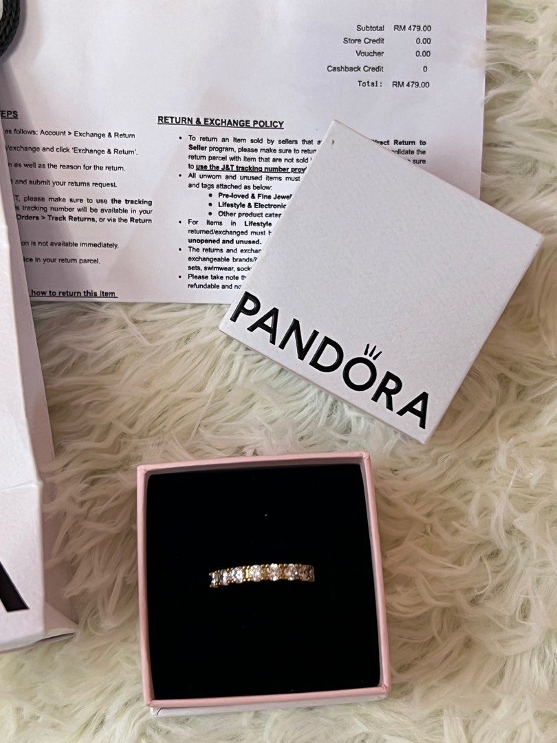 ORIGINAL PANDORA RING, Luxury, Accessories on Carousell