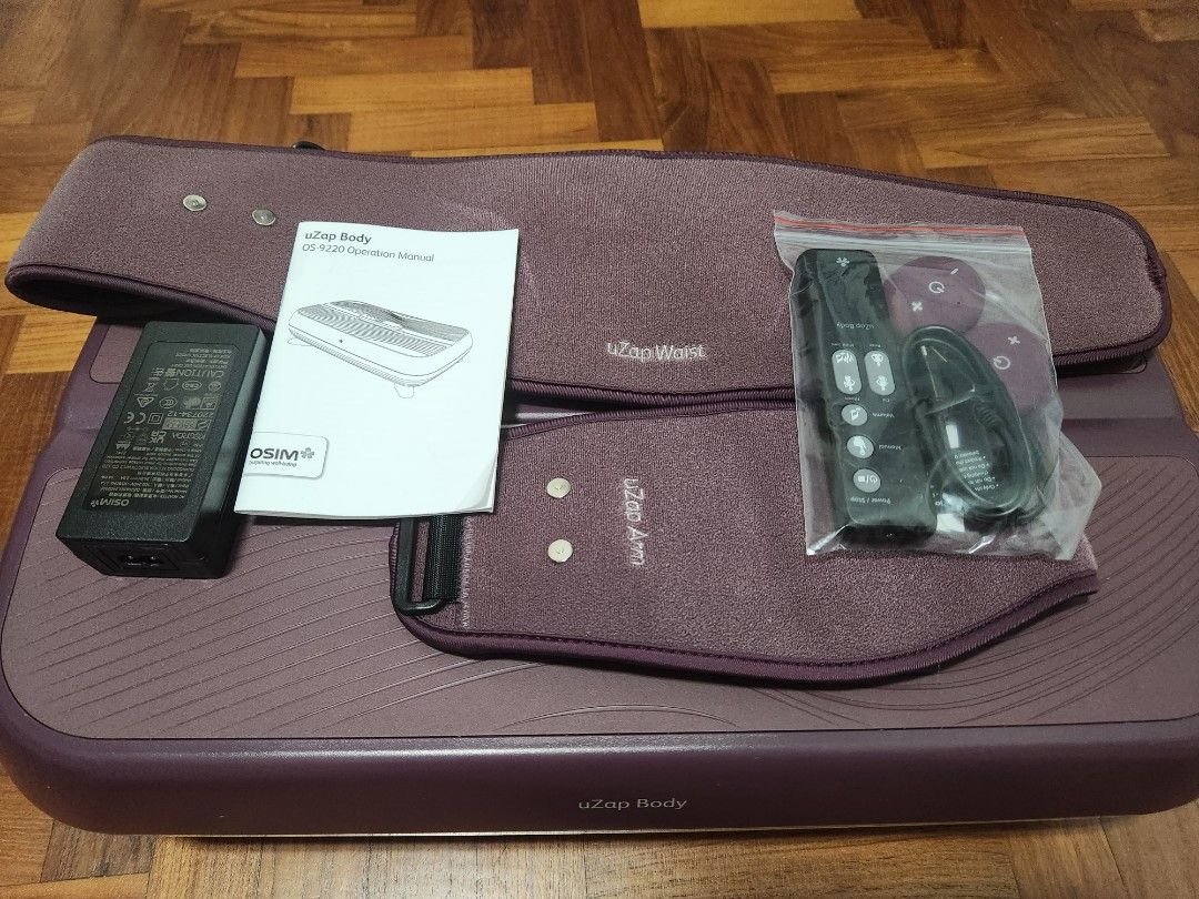 OSIM uZap Body Vibration Exercise Board + uZap Waist EMS Toning Belt ...