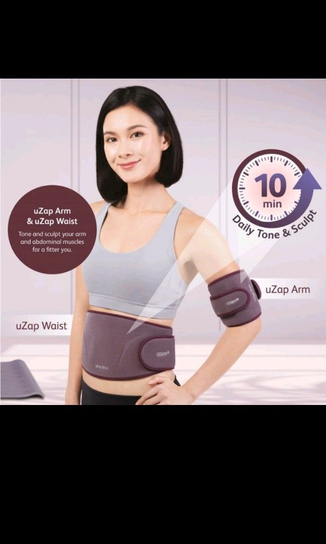 OSIM uZap Body Vibration Exercise Board + uZap Waist EMS Toning Belt ...