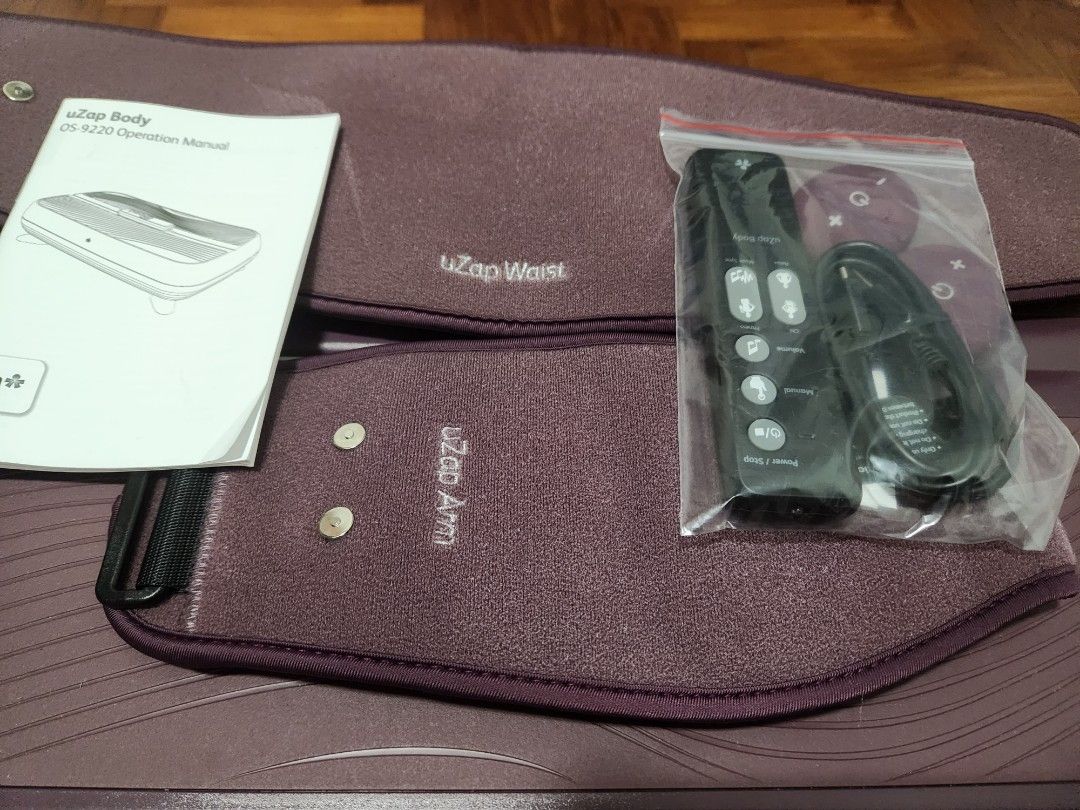 OSIM uZap Body Vibration Exercise Board + uZap Waist EMS Toning Belt ...